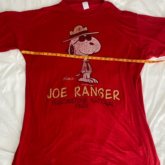 American Vintage | Shirts | Vintage 9s Oversized Snoopy Peanuts Park ...